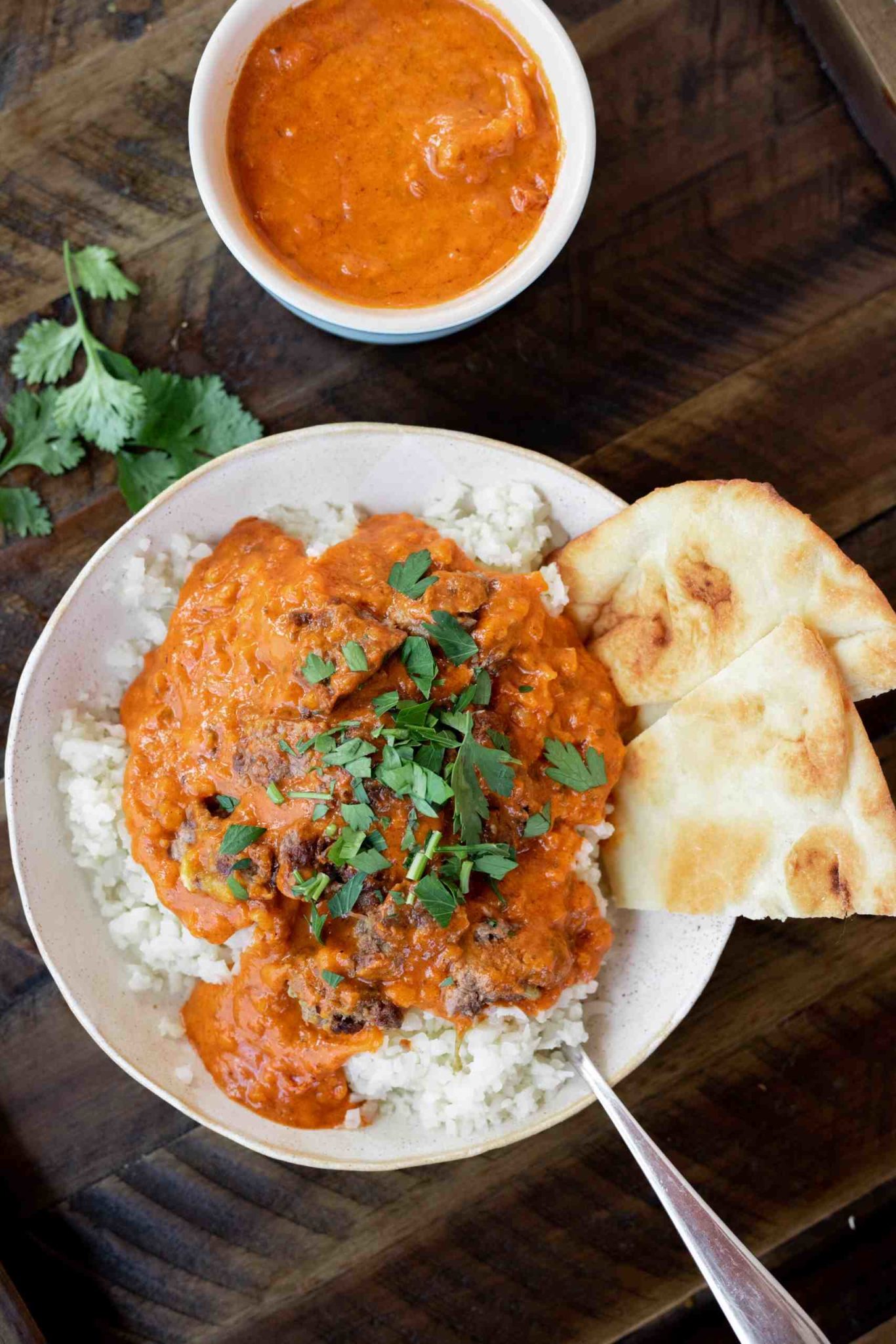 Tikka Masala with Cauliflower Rice - BurgerFit
