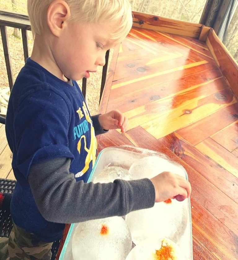 Frozen Orbs with Hot Lava - Kids Activity - Easy Science Experiment ...