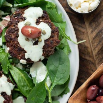 Keto Olive BurgerFit Burger - [GF, DF, Paleo, Whole30, AIP] - BurgerFit