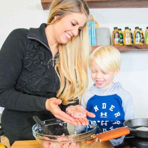 Meat + Veggie Burger Recipe - Making BurgerFit is easy! - BurgerFit Friday